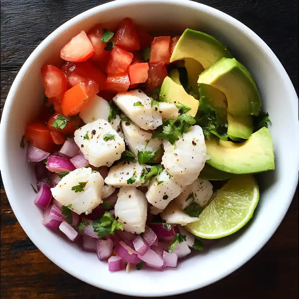 Grilled Fish Ceviche Bowl Recipe